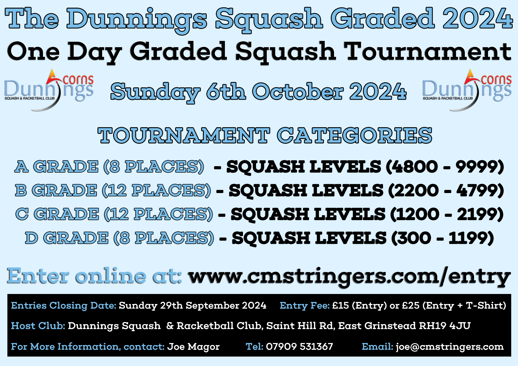 UK Squash Tournaments – CM Stringers