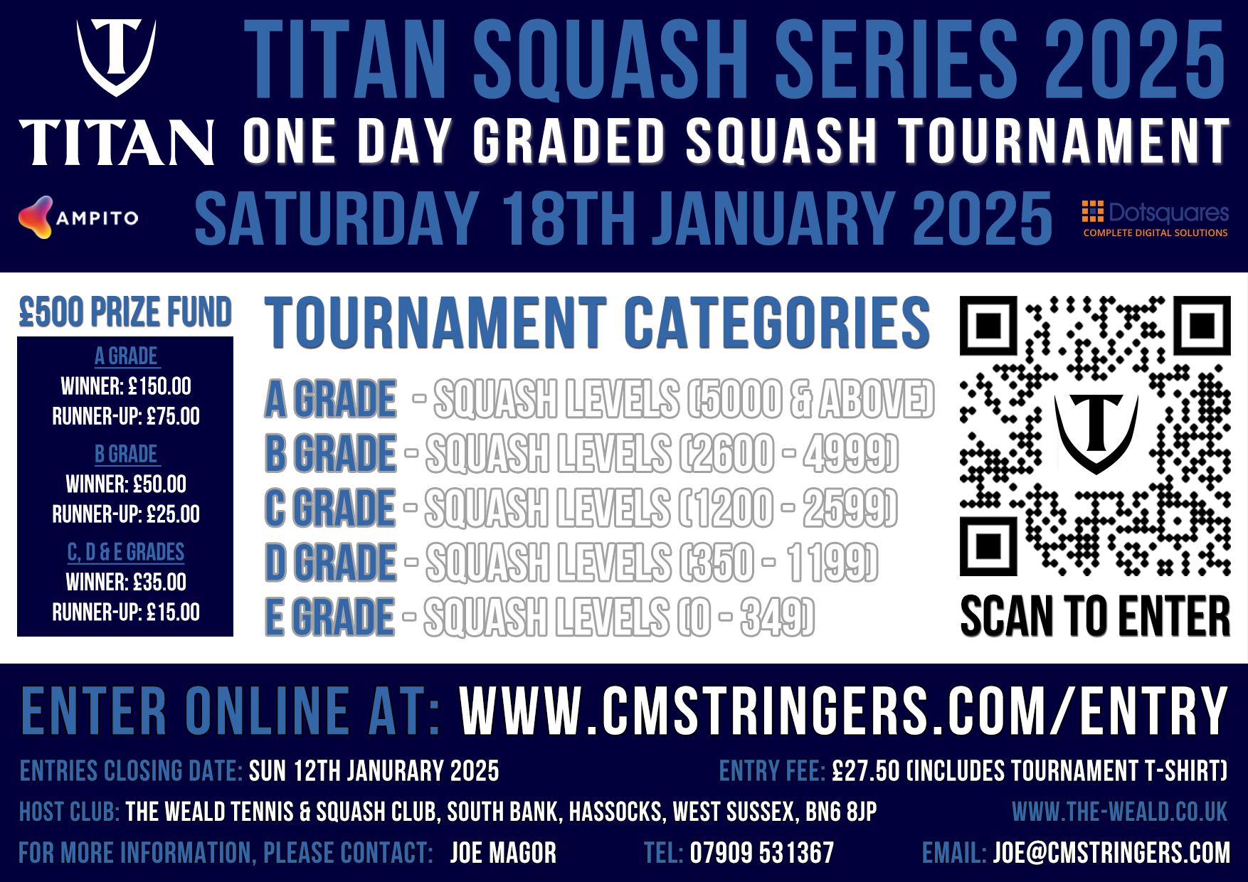 UK Squash Tournaments – CM Stringers
