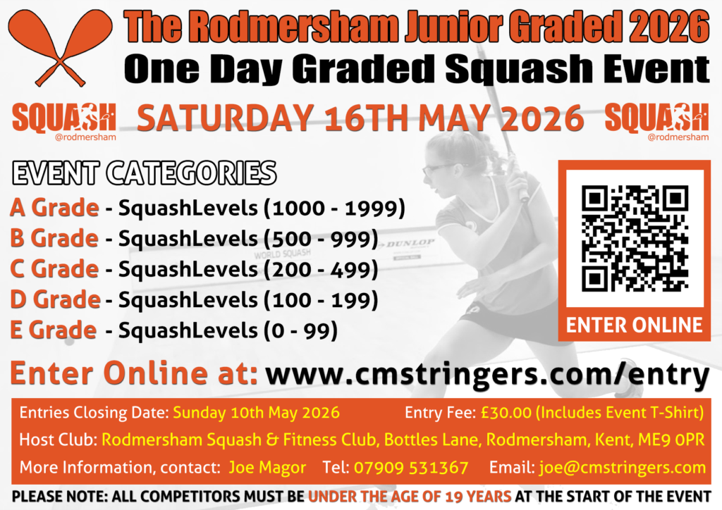 UK Squash Tournaments – CM Stringers