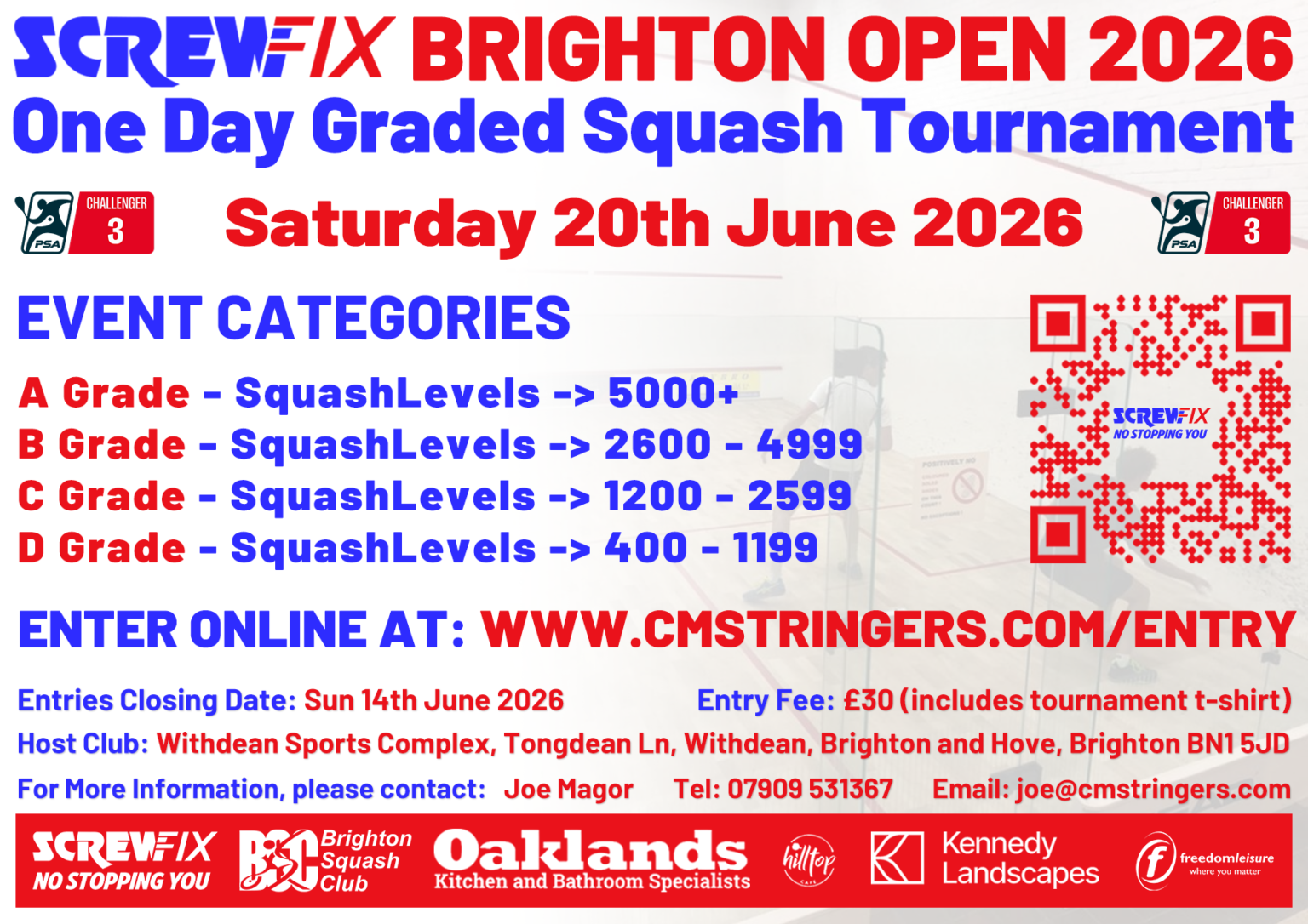 UK Squash Tournaments – CM Stringers